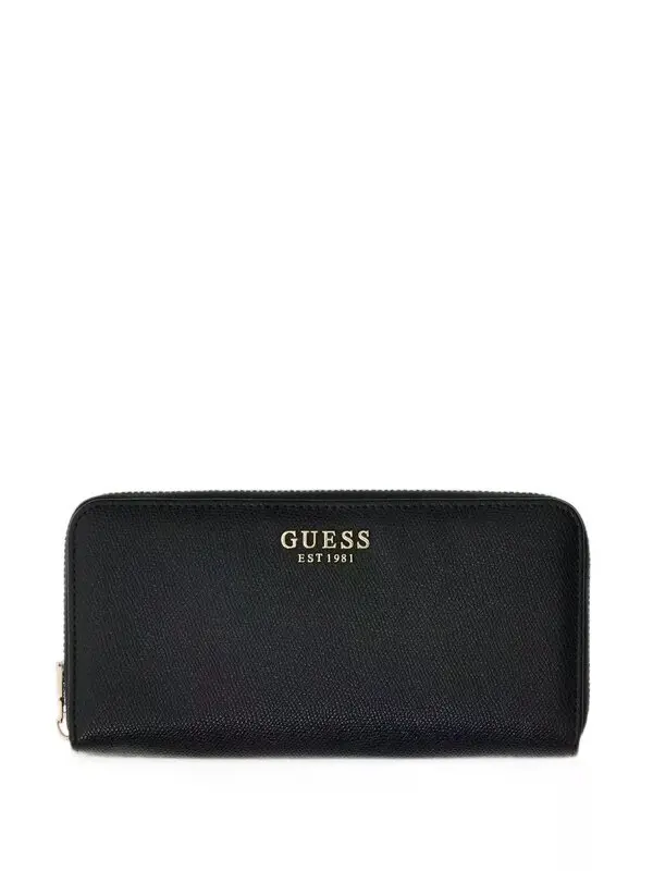 Guess Amorette Zip-around Wallet - Black