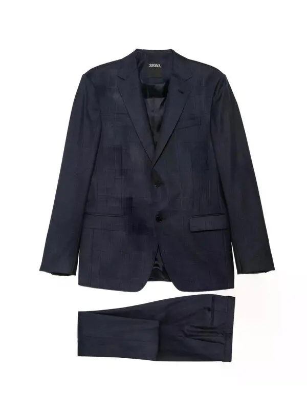 Zegna Prince Of Wales Check Suit