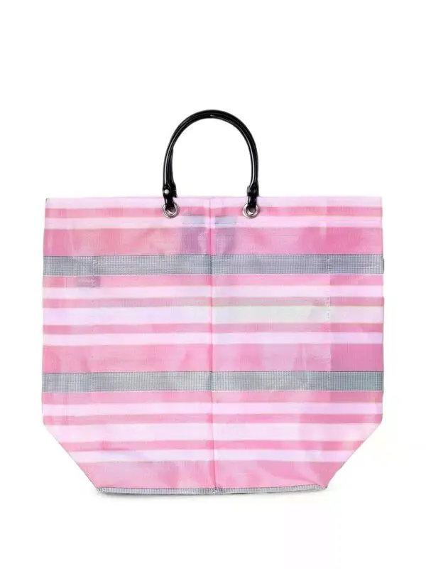 BONCHEY Poppins Bolivian Bazar Horizontal-stripe Tote Bag