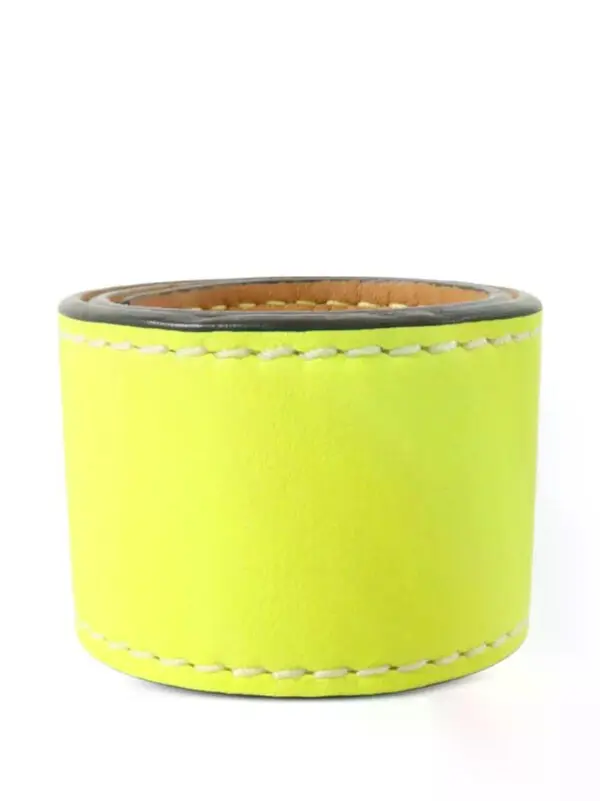 Loewe Slap Calfskin Bracelet - Yellow