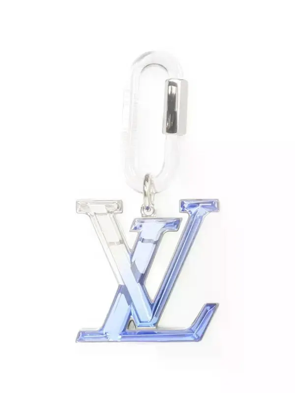 LOUIS VUITTON Logo Bag Charm - Blue