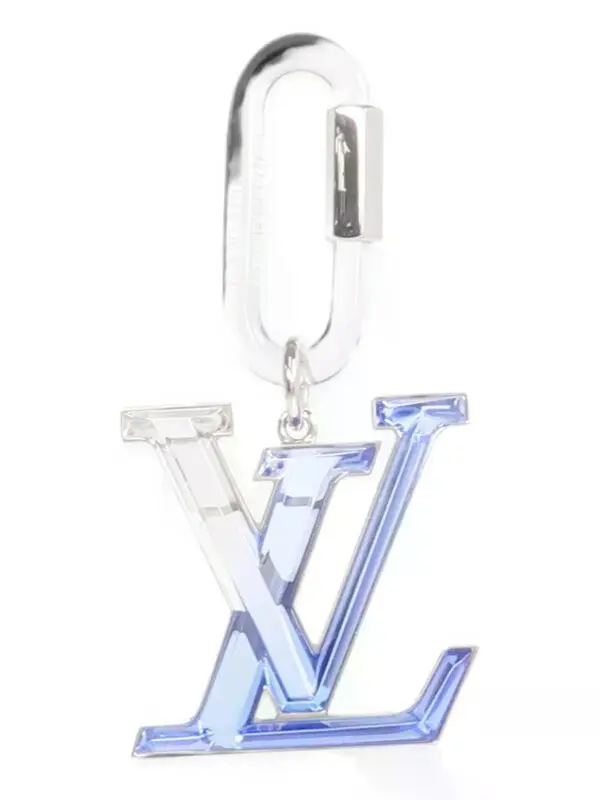 LOUIS VUITTON Logo Bag Charm - Blue