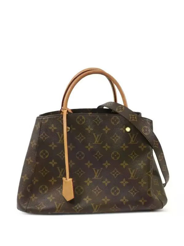 LOUIS VUITTON Mm Montaigne Monogram Handbag