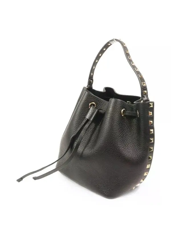 Valentino Garavani Rockstud Leather Bucket Bag