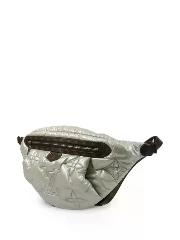 LOUIS VUITTON Maxi Pillow Monogram Belt Bag - Silver