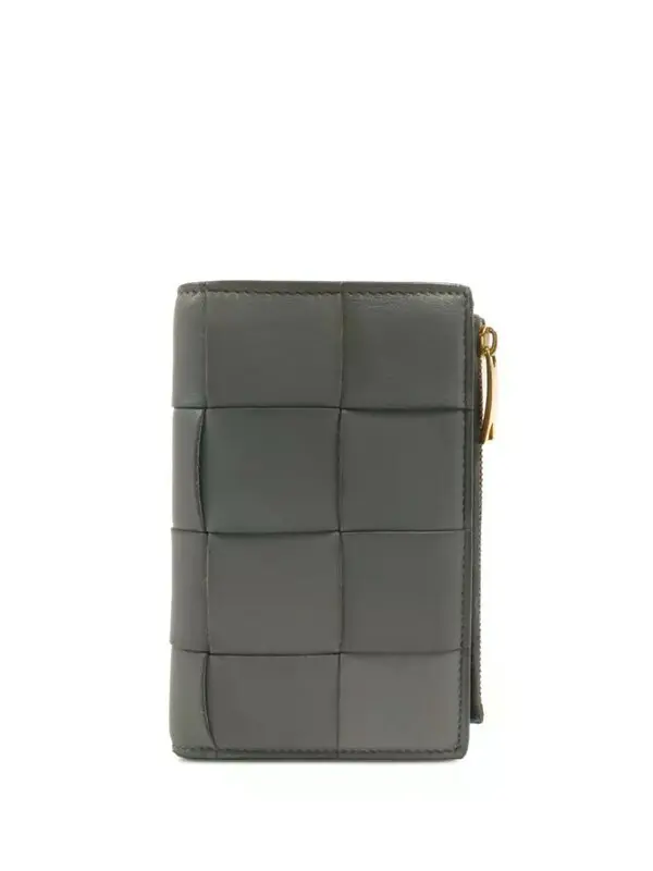 Bottega Veneta Cassette Bi-fold Wallet - Grey