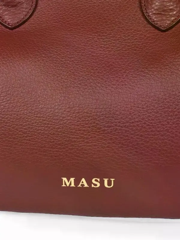 MASU Leather Shoulder Bag - Red
