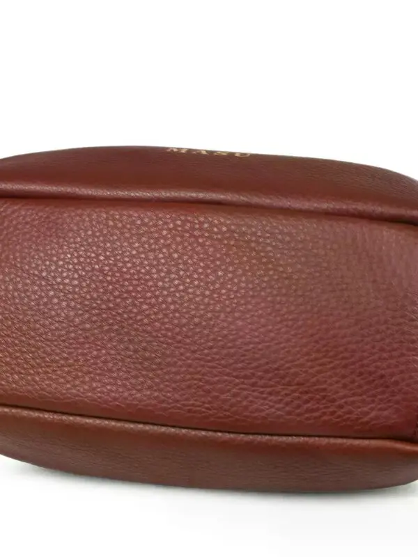 MASU Leather Shoulder Bag - Red