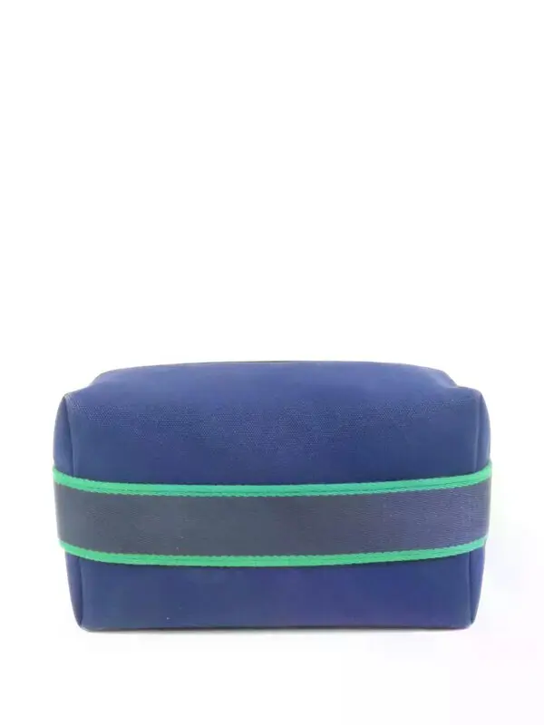 Hermès Pm Bride A Brac Canvas Wash Bag - Blue