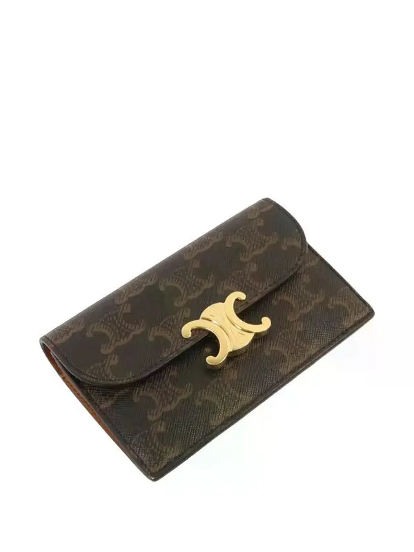 Celine Triomphe Flap Card Holder