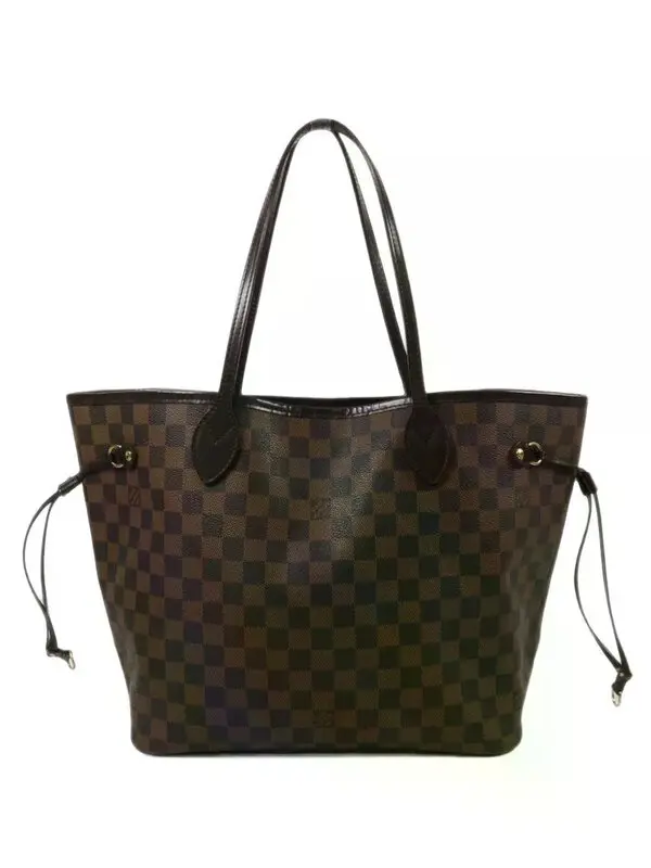 LOUIS VUITTON Damier Neverfull Mm Tote Bag