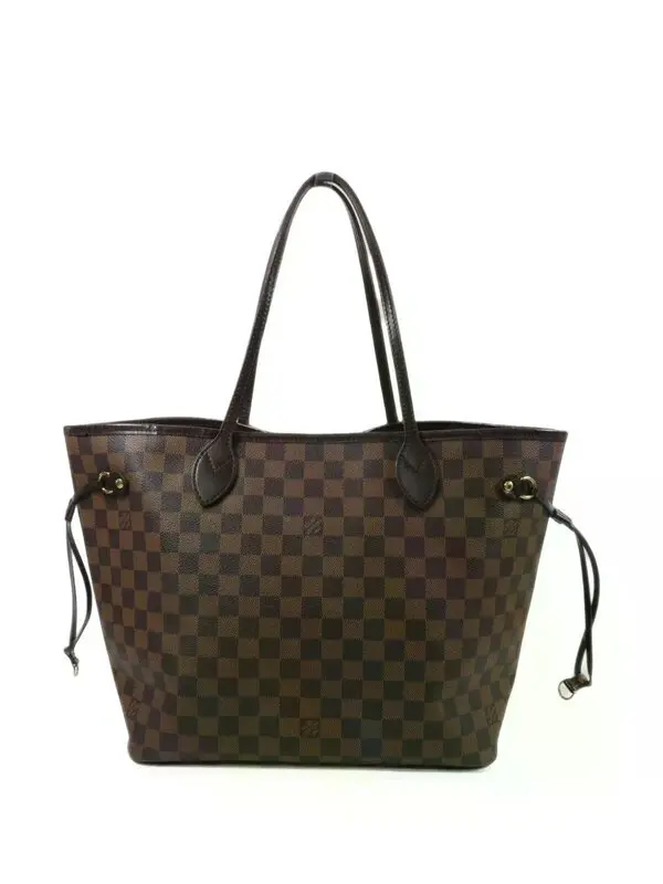 LOUIS VUITTON Damier Neverfull Mm Tote Bag