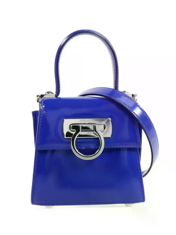 FERRAGAMO Gancini Two-way Mini Bag - Blue
