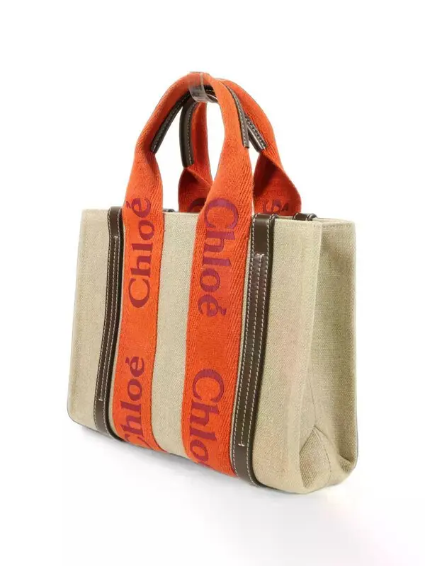 Chloé Small Woody Tote Bag - Neutrals