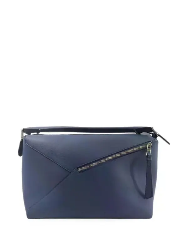 Loewe Large Puzzle Edge Shoulder Bag - Blue
