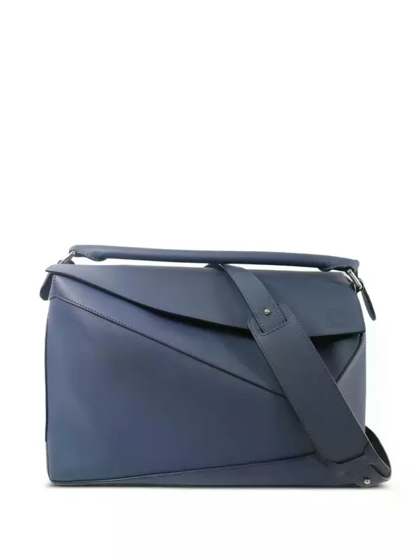 Loewe Large Puzzle Edge Shoulder Bag - Blue