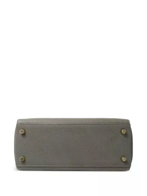 Hermès 2022 25 Kelly Togo Tote Bag - Grey