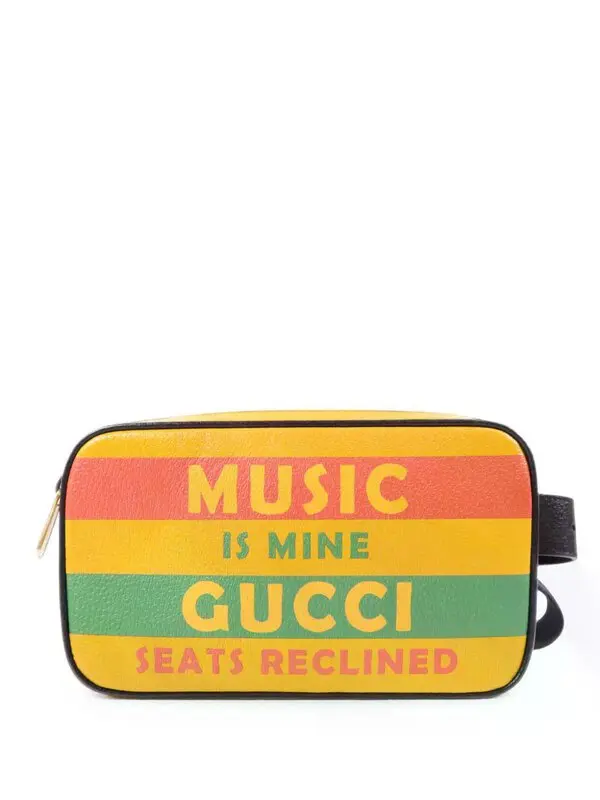Gucci Slogan-print Belt Bag