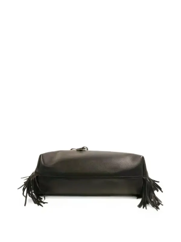 Saint Laurent Large Shopping Fringed Tote Bag