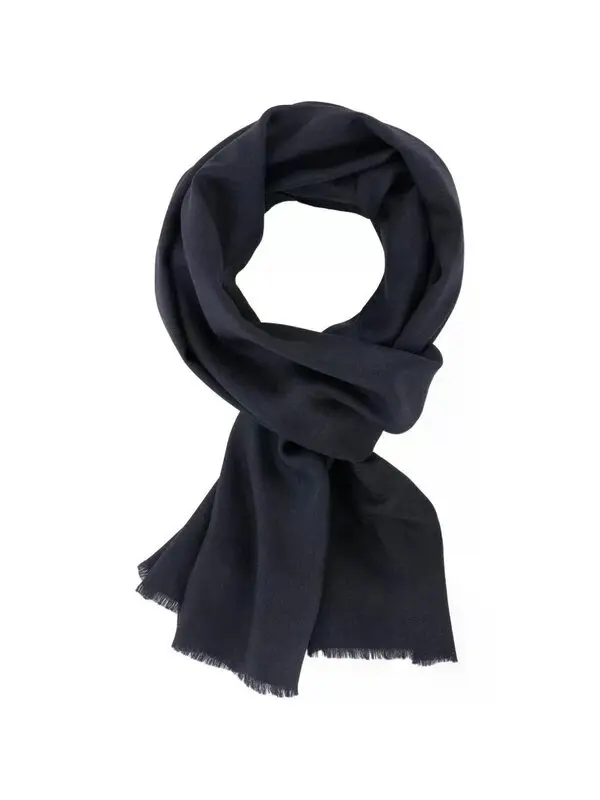 Boggi Milano Scarf In Wool And Silk