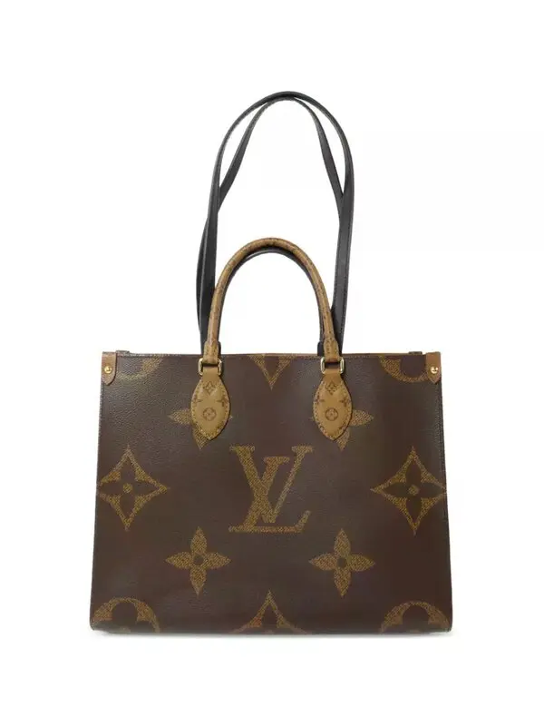 LOUIS VUITTON Mm On The Go Two-way Tote Bag - Brown