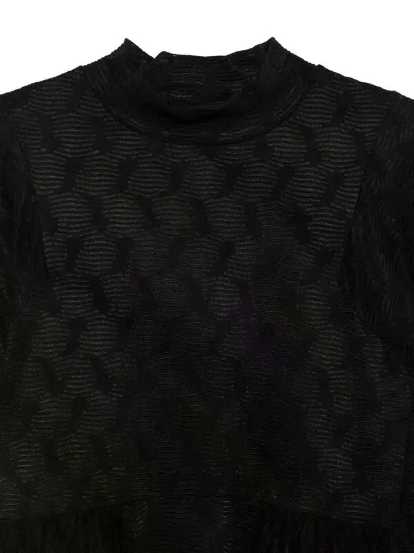 Henrik Vibskov Honeycomb-knit High-low Midi Dress