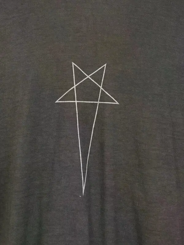 Rick Owens Geth Star-print Cotton T-shirt