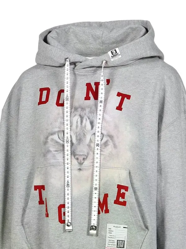 Mihara Yasuhiro Cat-printed Hoodie