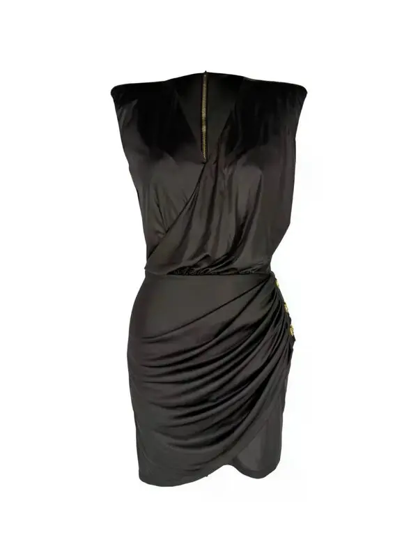 Balmain 2020s Draped Mini Dress