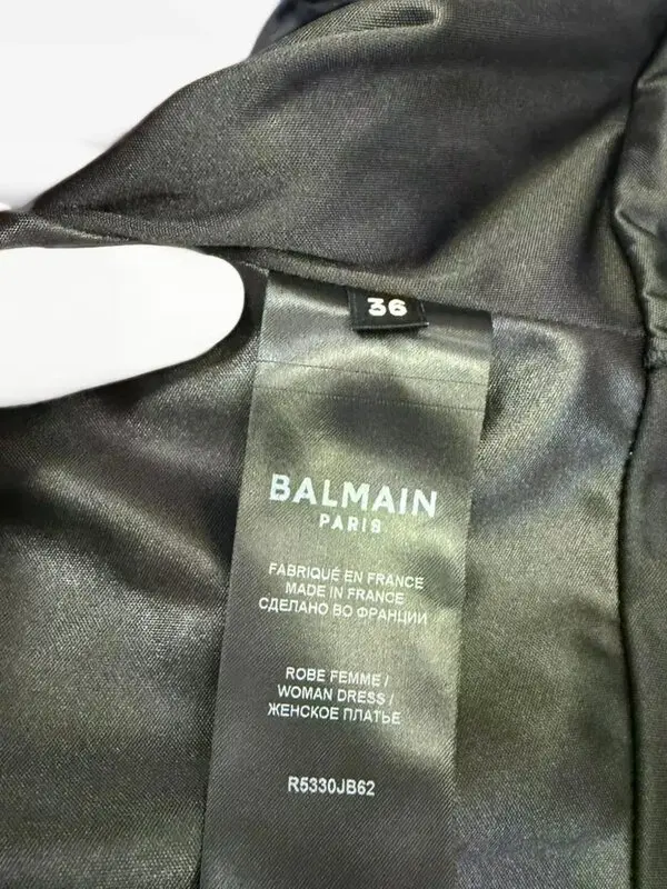 Balmain 2020s Draped Mini Dress