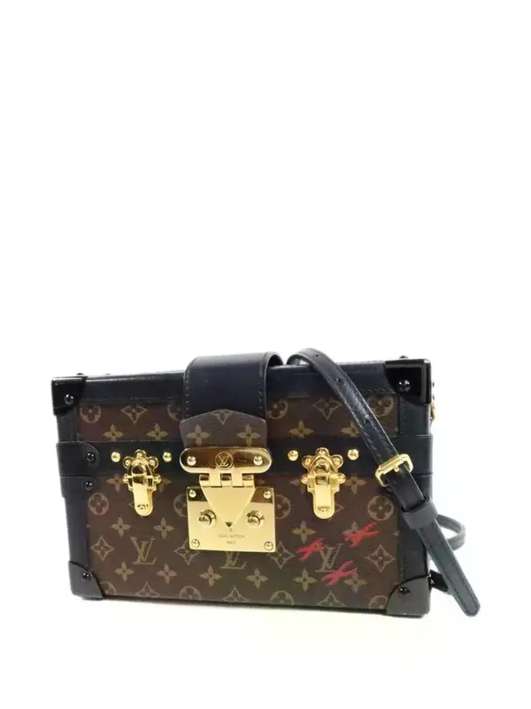 LOUIS VUITTON Petite Malle Monogram Shoulder Bag