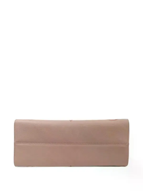 LOUIS VUITTON Mm On The Go Monogram Empreinte Tote Bag - Pink