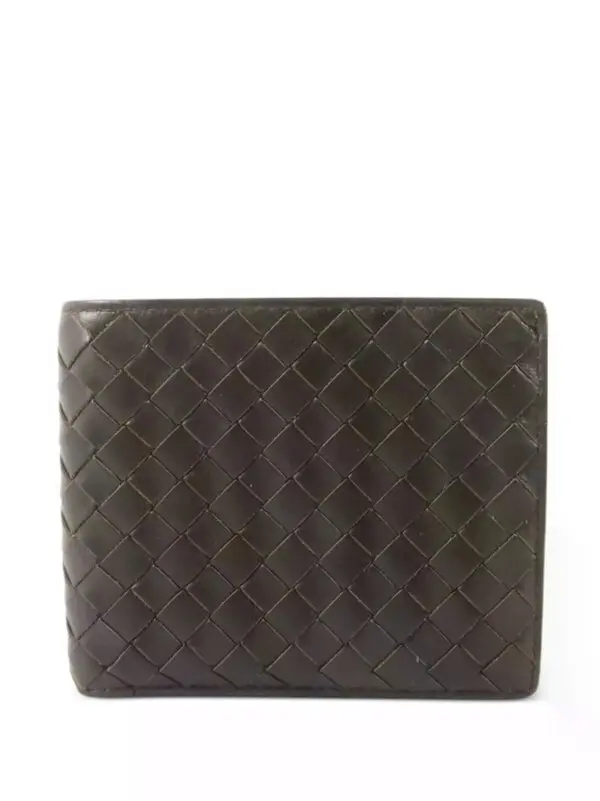 Bottega Veneta Intrecciato Bifold Wallet - Brown
