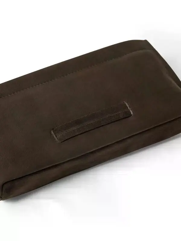 Zegna Dark Secondskin Pouch - Brown