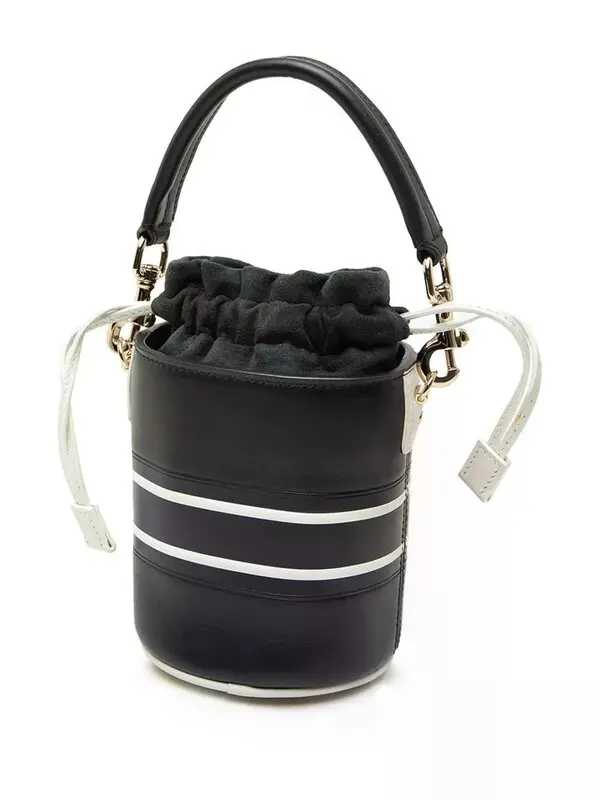 Dior 2022 Micro Calfskin Vibe Drawstring Bucket Bag Satchel - Blue
