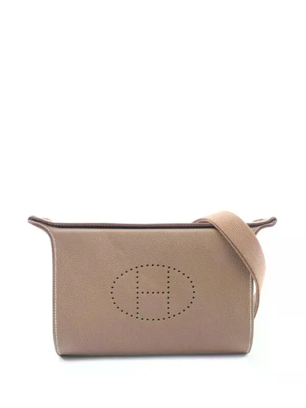 Hermès 2026 Togo Videpoches Crossbody Bag - Brown