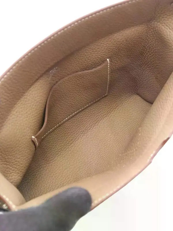 Hermès 2026 Togo Videpoches Crossbody Bag - Brown