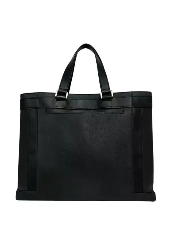 LOUIS VUITTON 2004 Taiga Kasbek Pm Business Bag - Black