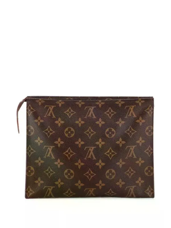 LOUIS VUITTON Toiletry Pouch Monogram Canvas 26 Clutch Bag - Brown