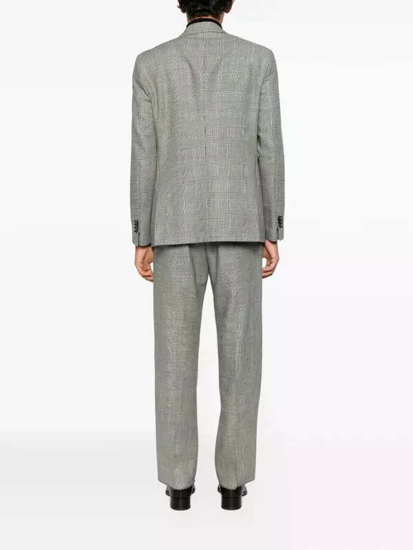 EPOCA Prince Of Wales Check Double-breasted Suit