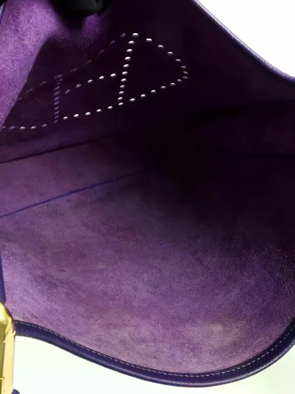 Hermès Evelyne Pm Leather Shoulder Bag - Purple
