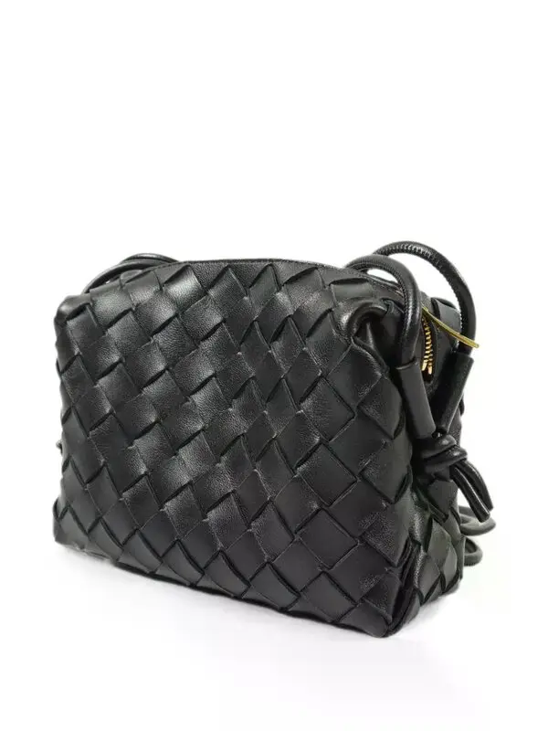 Bottega Veneta Mini Loop Intrecciato Leather Shoulder Bag