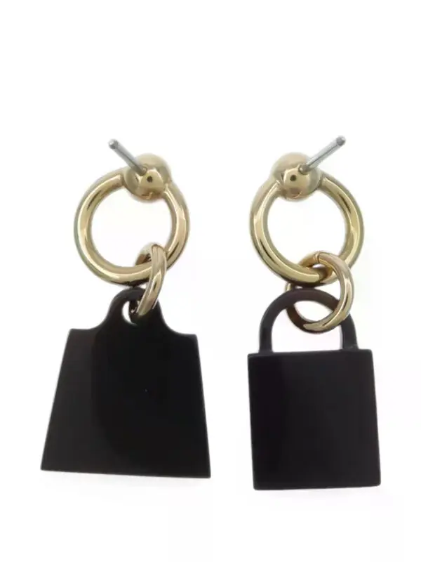 Hermès Amulette Maroquinier Earrings