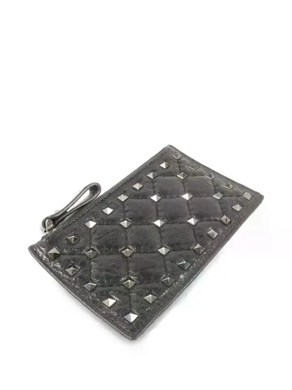 Valentino Garavani Rockstud Spike Quilted Card Case