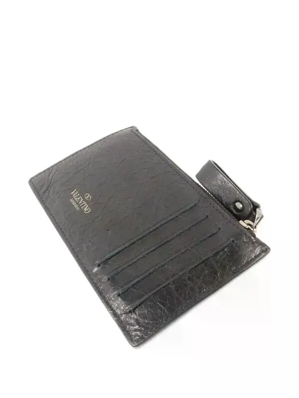 Valentino Garavani Rockstud Spike Quilted Card Case