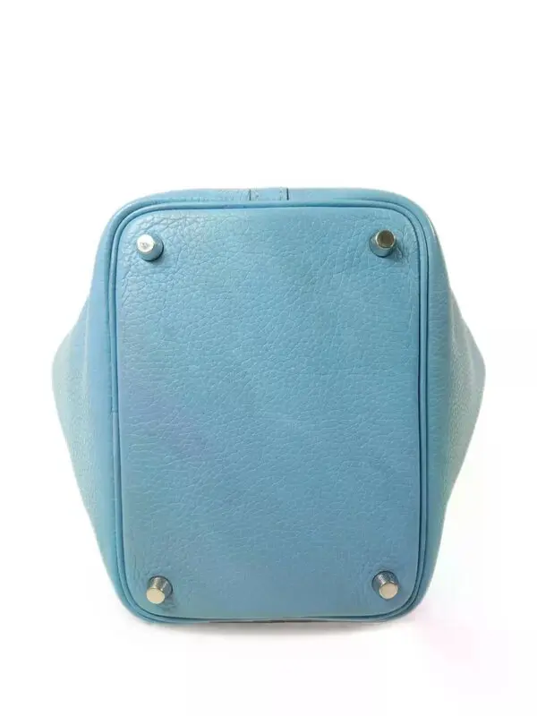 Hermès 2019 Pm Clemence Picotin Tote Bag - Blue