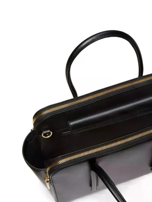 Calvin Klein Logo-print Leather Shoulder Bag
