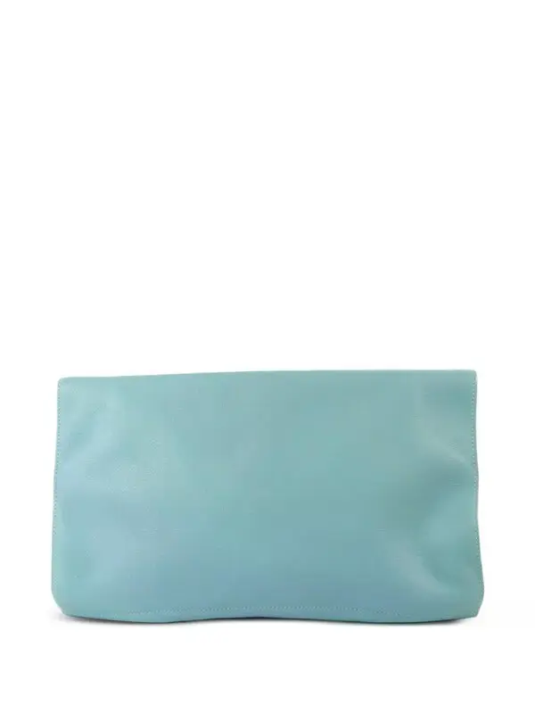 Hermès Pliplat Evercolor Clutch Bag - Blue