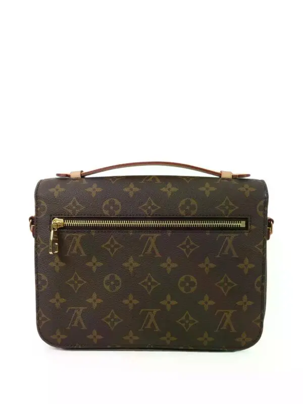 LOUIS VUITTON Mm Pochette Metis Tote Bag - Brown