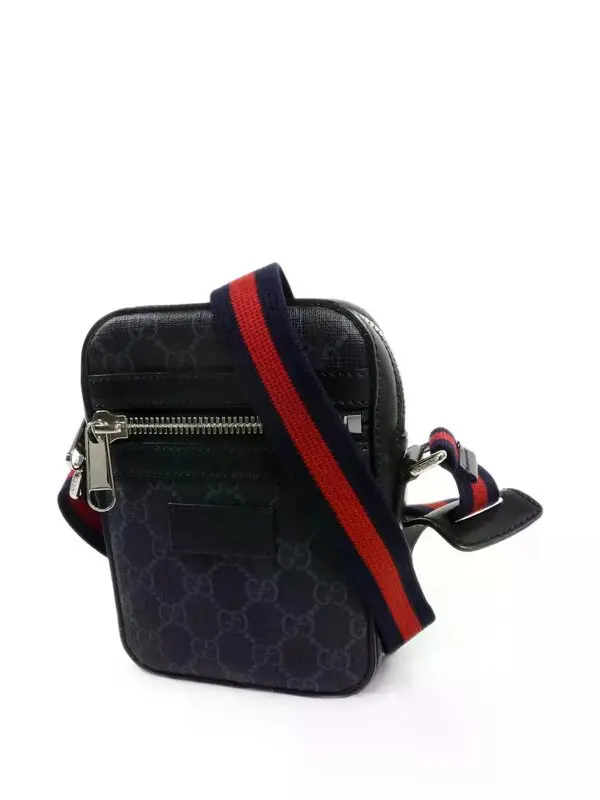 Gucci Gg Supreme Messenger Bag - Black